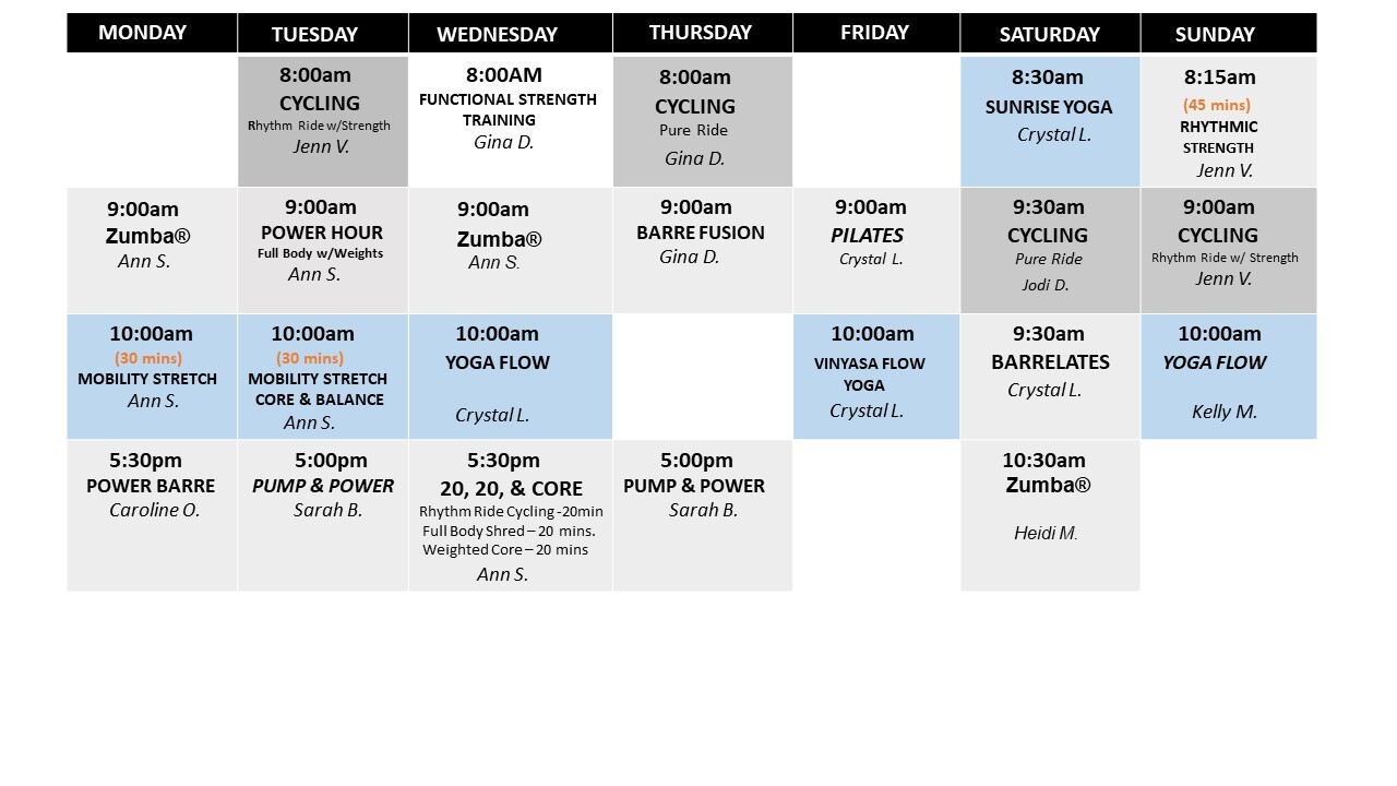Group Fitness | Club Elevate